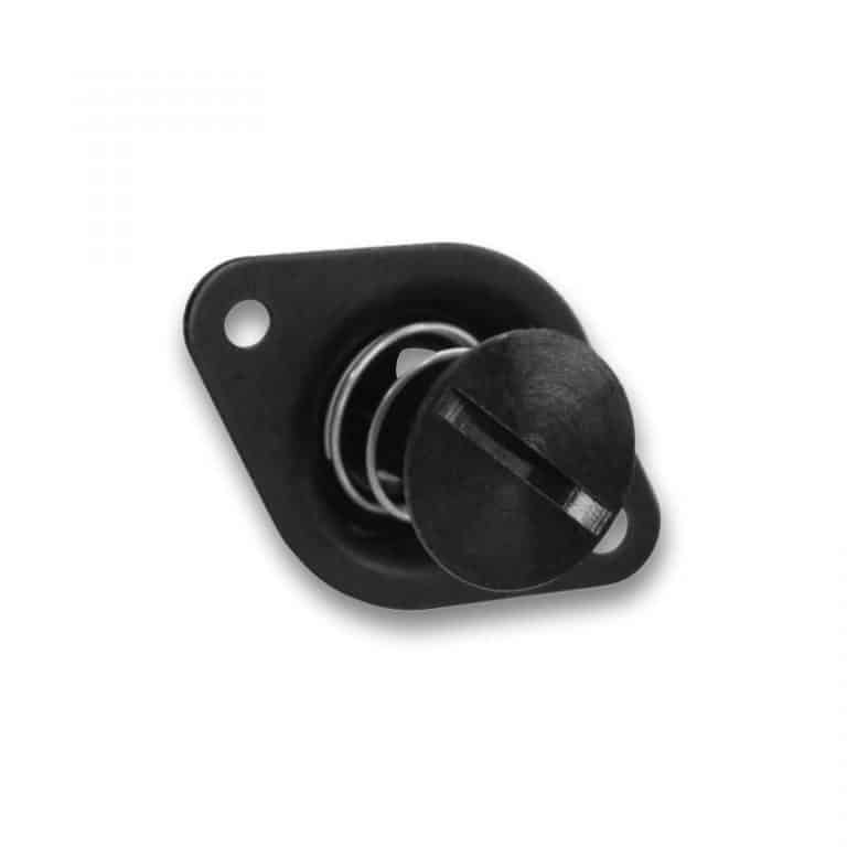 #5 Black Slotted Self Ejecting Dzus Quarter Turn Fasteners